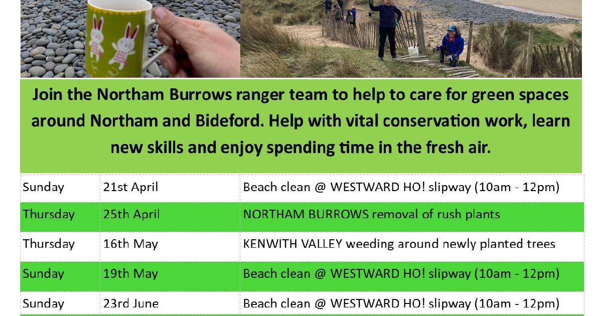 Northam Burrows rangers seek volunteers for early summer conservation ...